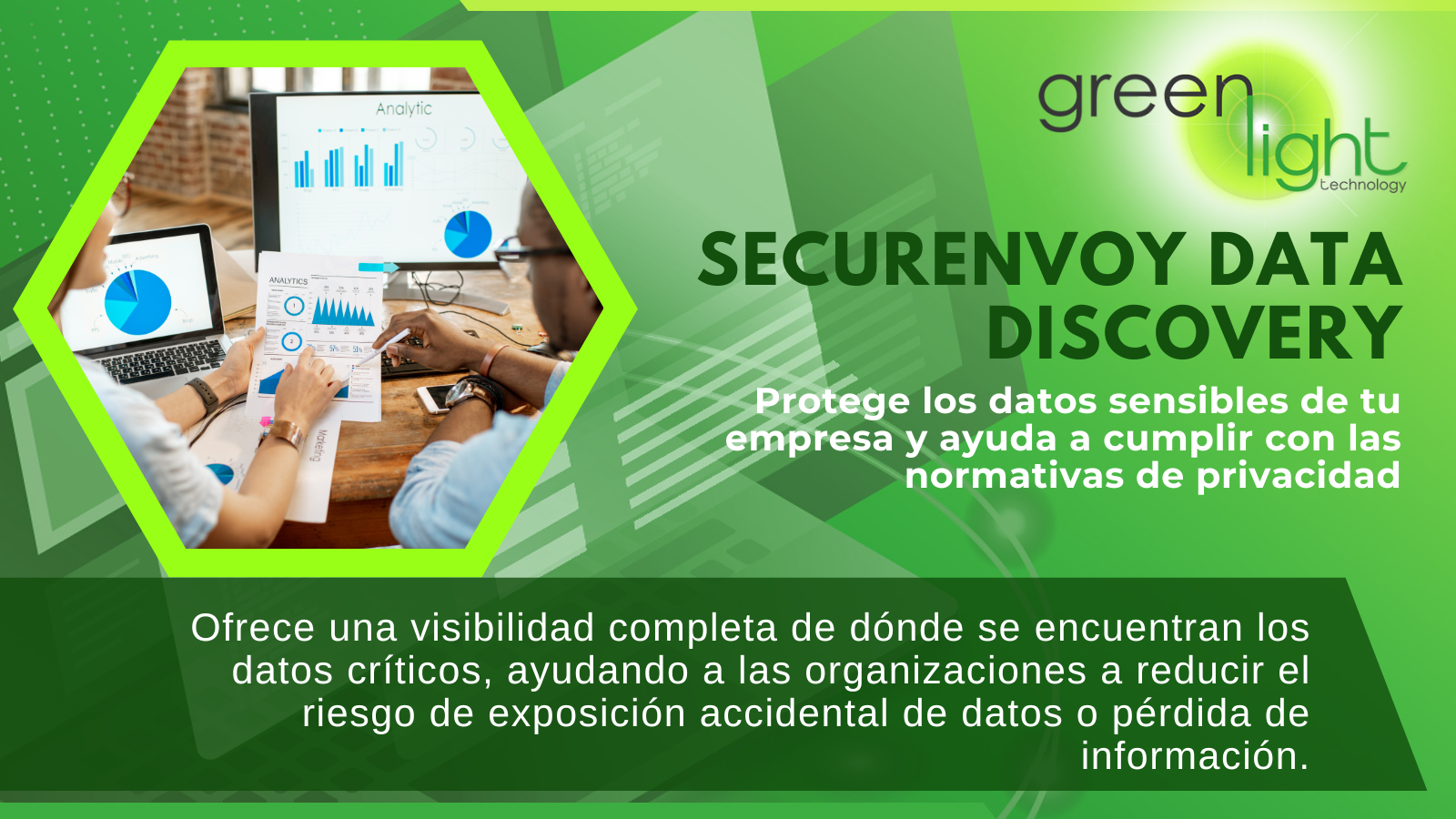 10 Beneficios de SecurEnvoy Data Discovery - Green LT