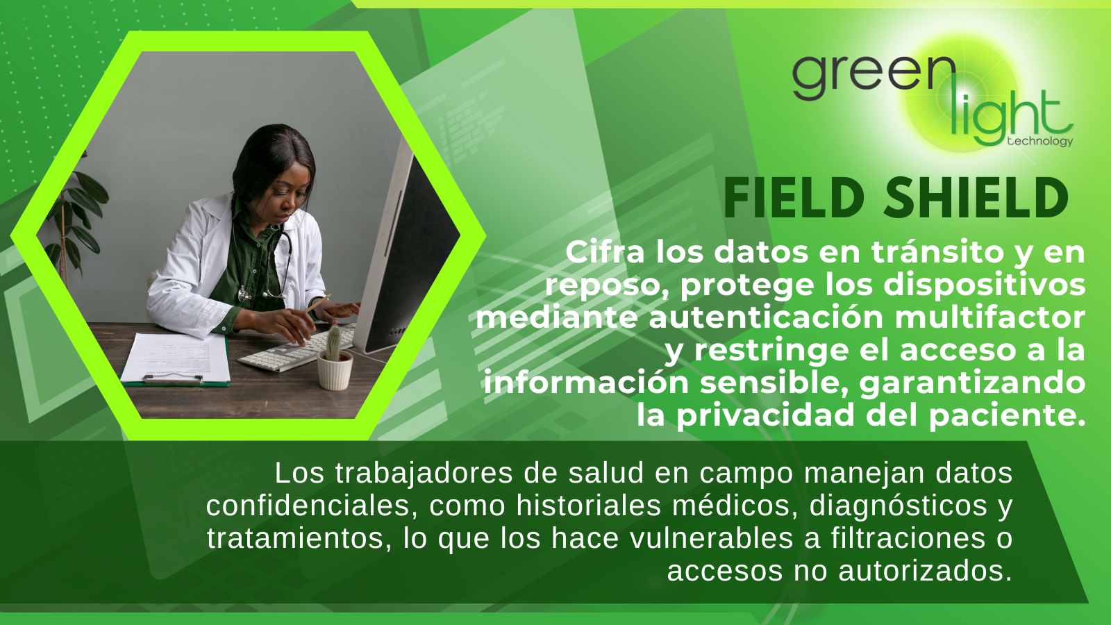 ¿Qué soluciona Field Shield en el sector salud? - Green LT